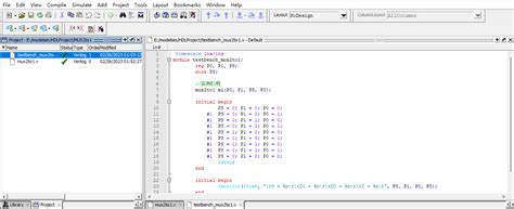 FPGA学习 ModelSim仿真软件的使用 素衣叹风尘 博客园