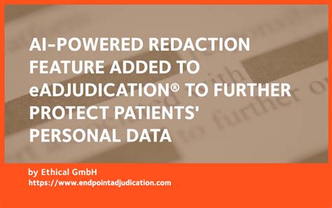 Ai Powered Redaction Feature Added To Eadjudication
