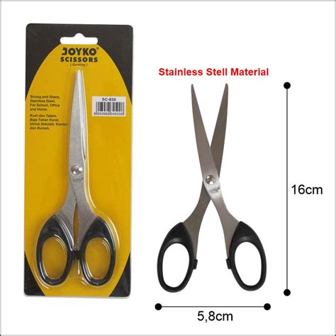 Jual Gunting Scissors Joyko Sc 838 Shopee Indonesia