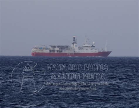 Maiden Call Seismic Vessel Sanco Atlantic 20042022 Malta Ship