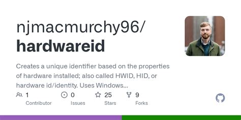 GitHub Njmacmurchy Hardwareid Creates A Unique Identifier Based On The Properties Of
