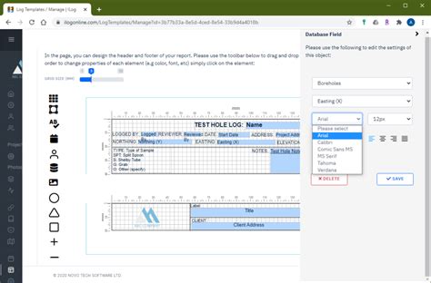 Ilog Borehole Logging And Data Management Software Novo Tech Software