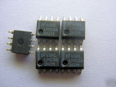 5 Pcs Cmos Dual Operational Amplifier 126DB LMC662