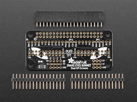 Adafruit Animated Eyes Bonnet For Raspberry Pi Mini Kit Without