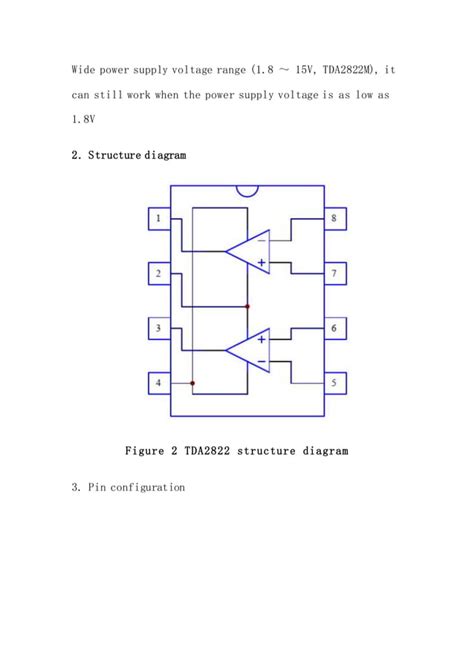 Tda Features Pin Functions And Application Circuits DOCX