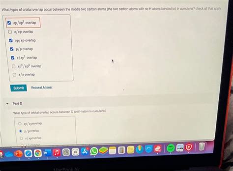 Solved What Types Of Orbital Overlap Occur Between The Chegg