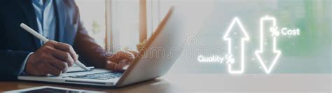 Cost Reduction Cost Saving Concept Shown By Digital Graphic Eide