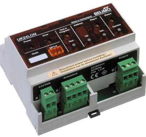 Łącze MP Bus LonWorks UK LON BELIMO Astra Automatyka