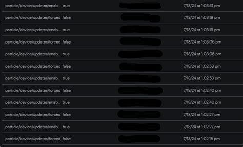 particle device updates forced rapidly flipping between true and