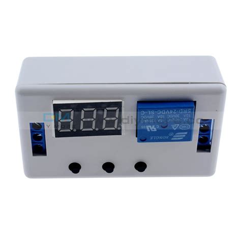 24v Led Automation Delay Timer Control Switch Relay Module With Case Diymore