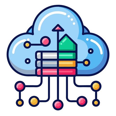 Premium Vector Cloud Computing Network Illustration