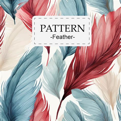 Premium Vector Abstract Feather Texture Print Pattern Seamless