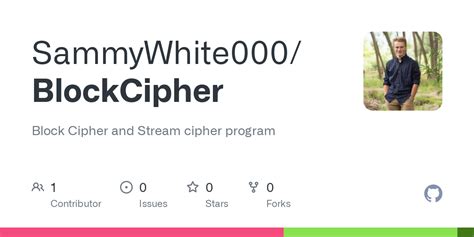 Github Sammywhite000blockcipher Cs356 Block Cipher And Stream