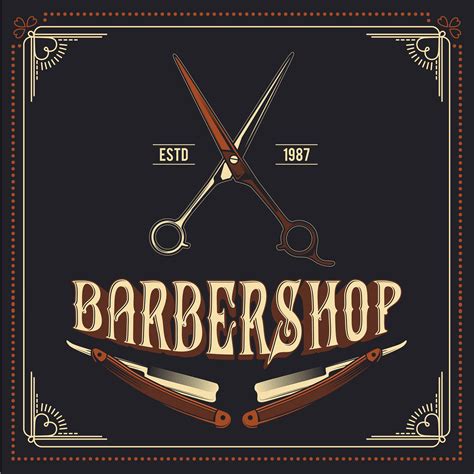 Barbershop Poster Vector Illustration 28 Files Векторные клипарты текстурные фоны