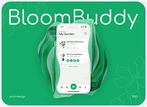 Bloom Buddy Mobile App UX UI Behance