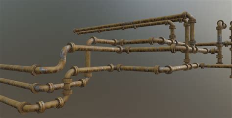 Geometry Nodes Procedural Piping Systems Using Grid Based Path Finding