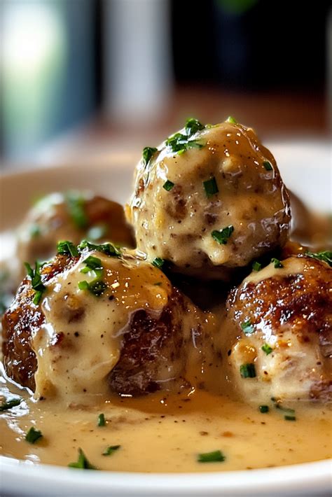 Authentic Swedish Meatballs With Creamy Gravy Recipe