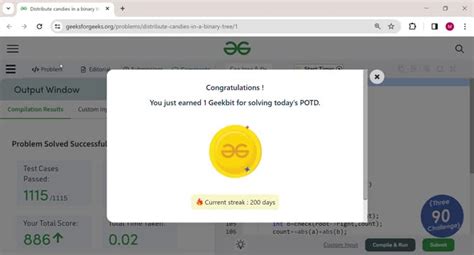Megha Namdeo On Linkedin Codingmilestone Gfgchallenge Dsa Cppjourney
