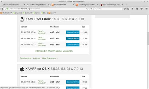 Tutorial Instalasi Xampp For Linux ~ Infoku17