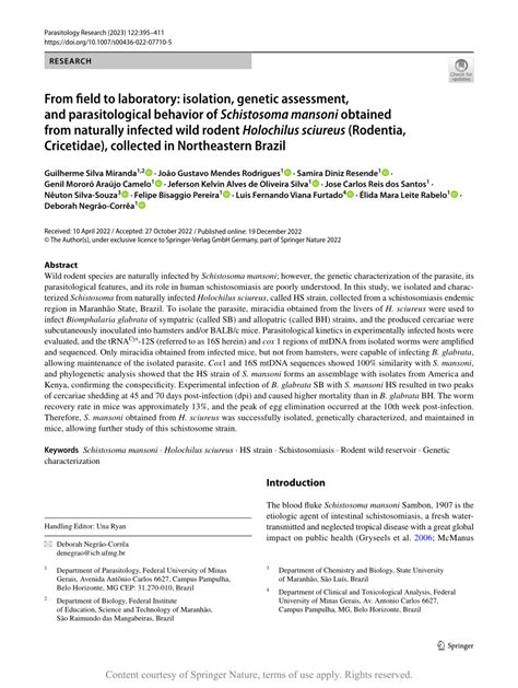From Field To Laboratory Isolation Genetic Assessment And