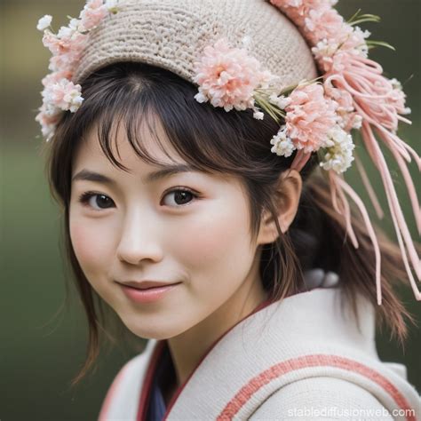 Cute Japanese Woman Stable Diffusion Online