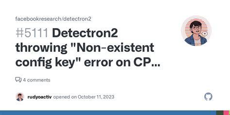 Detectron2 Throwing Non Existent Config Key Error On Cpu Even Though The Key Is Present In