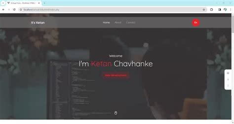 Ketan Chavhanke On Linkedin Task No2 Protfolio Page In This Task Creating A Simple Login