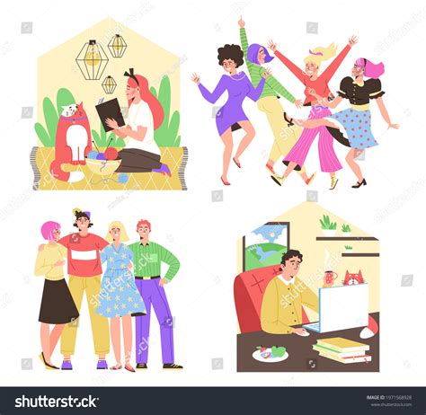 Introvert Happy Images Stock Photos Vectors Shutterstock
