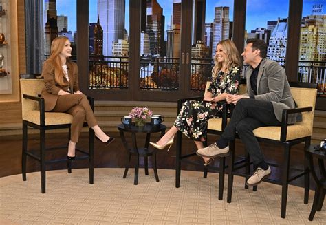 Jessica Chastain At Live With Kelly And Ryan 11162022 Hawtcelebs