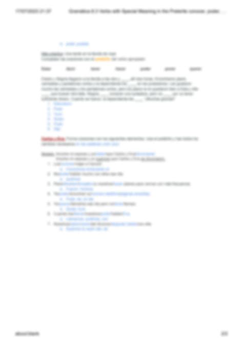 Solution Grama Tica 8 3 Verbs With Special Meaning In The Preterite