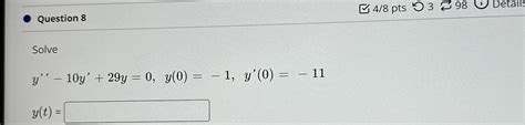 Solved Question 84 8 Chegg Com