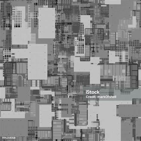 3d 모델링을 위한 8k 그레이스케일 테크 시티 사이버펑크 변위 맵 텍스처 도시에 대한 스톡 벡터 아트 및 기타 이미지 도시 질감 그레이 스케일 Istock