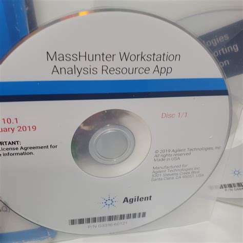 Agilent Mass Hunter B0700 Gcms Software Kit G1701 64600 Open