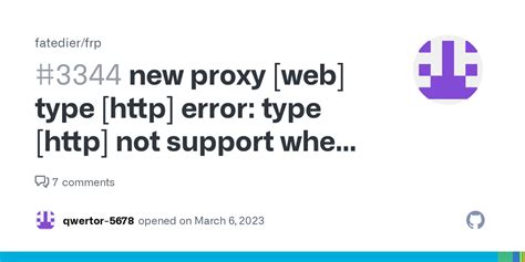 New Proxy Web Type Error Type Not Support When Vhost