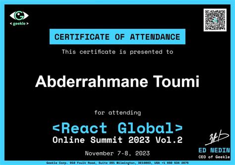 Toumi Abderahmane On Linkedin Givemycertificate Community