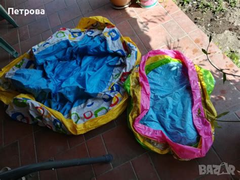 Малък и голям надуваем басейн в Други стоки за дома в гр Добрич Id45111731 Bazar Bg