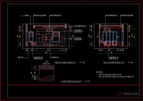 Detailed Drawings Of Living Room In Autocad File
