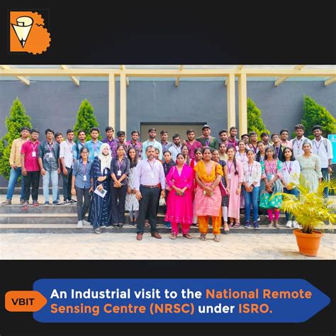 Vignana Bharathi Institute Of Technology On Linkedin Vbit Cse Industrialvisit Isro Nrsc
