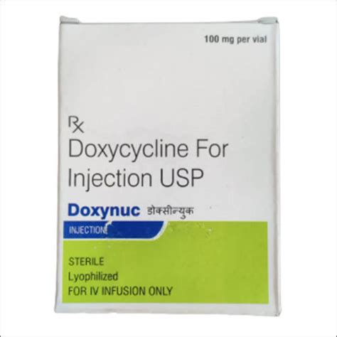 Doxycycline For Injection Usp 100 Mg At Best Price In Ahmedabad Tetramed Lifesciences