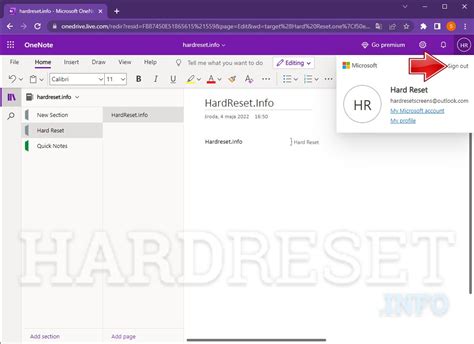 How To Log Out From Microsoft Onenote