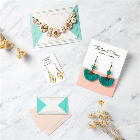 Custom Jewelry Display Cards At Joan Currie Blog