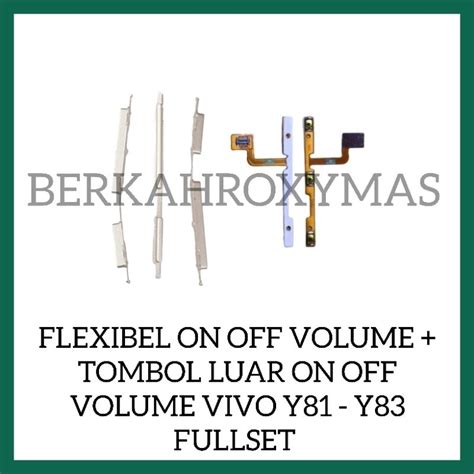 Tombol Flexibel Flexible Power On Off Button Volume Fullset Outer Button On Off Volume Vivo Y