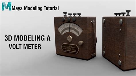volt meter modeling autodesk maya youtube