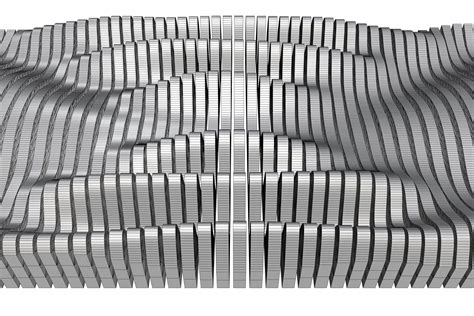 Parametric Wall Longitudinal Pattern 3d Model Cgtrader