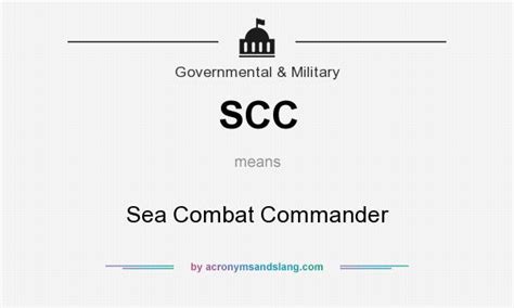 Scc Sea Combat Commander In Government And Military By