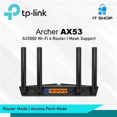 Jual Tp Link Archer Ax Ax Dual Band Gigabit Wi Fi Router Di Seller It Shop Official