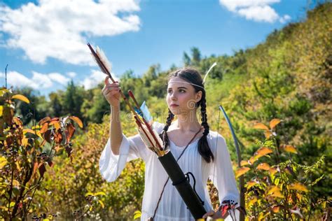 Sexy Female Bow Arrow Stock Photos Free Royalty Free Stock Photos From Dreamstime