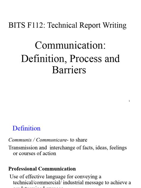 2 3 Communication Defintion And Process Pdf Communication Human Communication