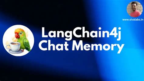 Generative Ai Conversations Using Langchain4j Chatmemory Sivalabs