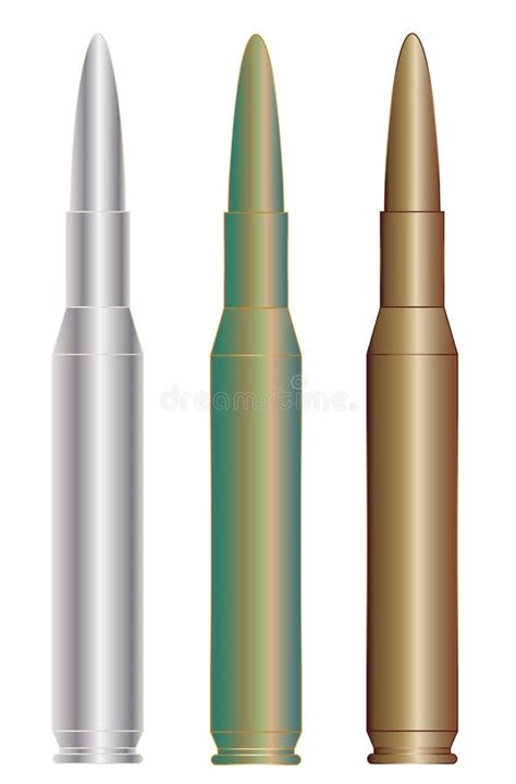 Bullet Shell Set Stock Vector Illustration Of Object 142785890